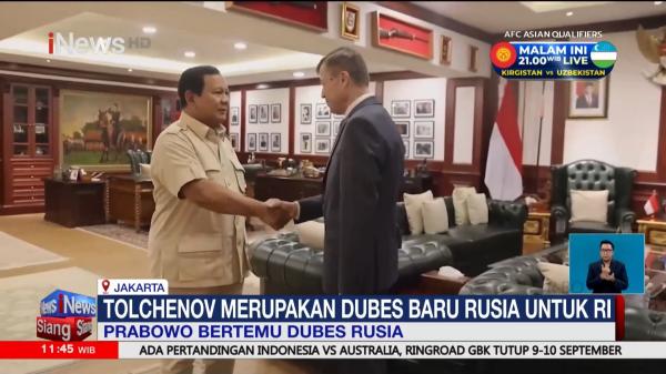 Menhan Prabowo Bertemu Tolchenov, Dubes Baru Rusia untuk RI Menhan Prabowo Bertemu Tolchenov, Dubes Baru Rusia untuk RI