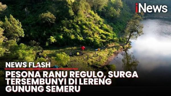 Pesona Keindahan Ranu Regulo, Danau Alam di Lereng Gunung Semeru