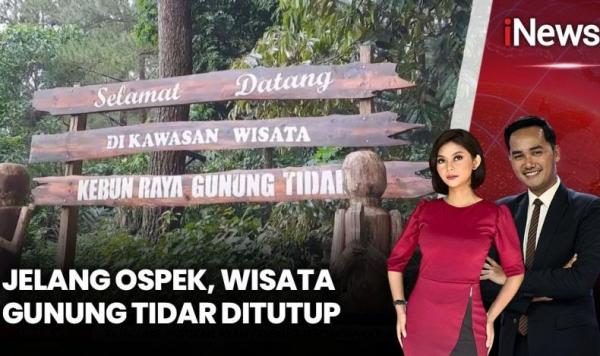Pembekalan Menteri oleh Prabowo, Kebun Raya Gunung Tidar Ditutup Sementara