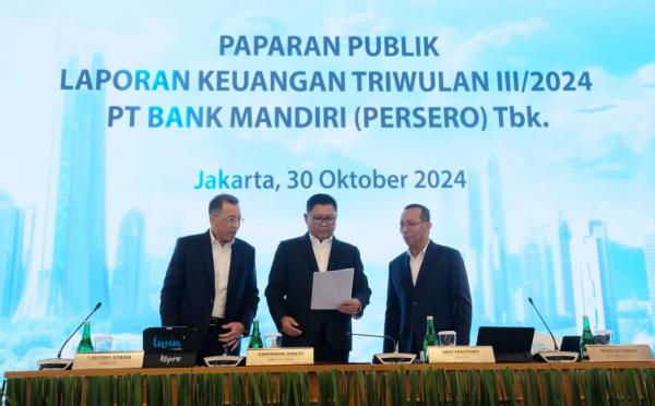 Dorong Ekonomi Nasional, Bank Mandiri Catat Kenaikan Kredit 20,8 Persen