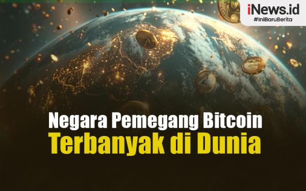 Infografis 5 Negara Pemegang Bitcoin Terbanyak di Dunia