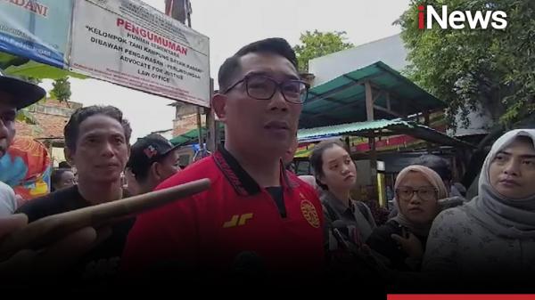 Program 100 Hari Kerja, Ridwan Kamil: Polemik Warga Kampung Bayam Bisa Diselesaikan