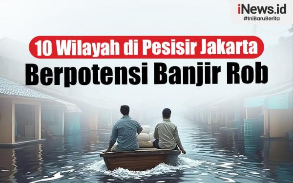 Infografis 10 Wilayah di Pesisir Jakarta Ini Berpotensi Banjir Rob