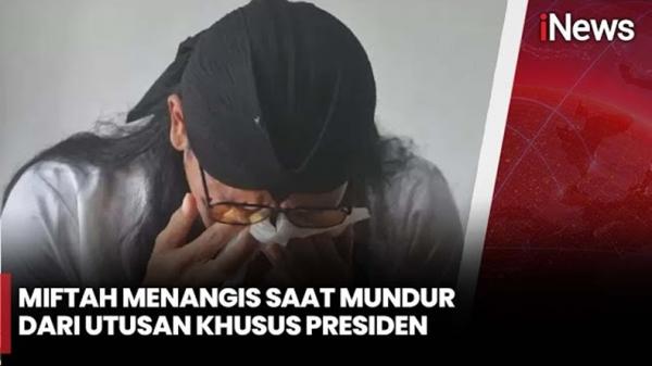 Tangis Gus Miftah Pecah saat Umumkan Mundur dari Utusan Khusus Presiden Tangis Gus Miftah Pecah saat Umumkan Mundur dari Utusan Khusus Presiden