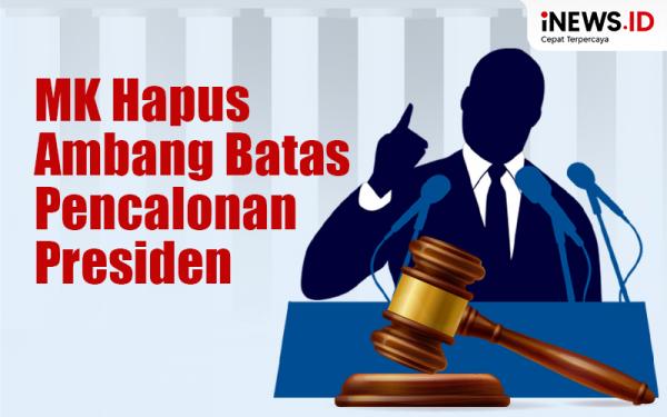 Infografis MK Hapus Ambang Batas Pencalonan Presiden 20 Persen