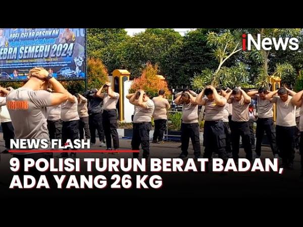 60 Polisi Gendut di Trenggalek Diet Ketat, Ada yang Turun hingga 26 Kg!