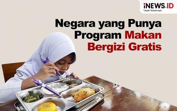 Infografis Negara-Negara yang Punya Program Makan Bergizi Gratis