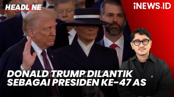 Donald Trump Dilantik sebagai Presiden ke-47 AS