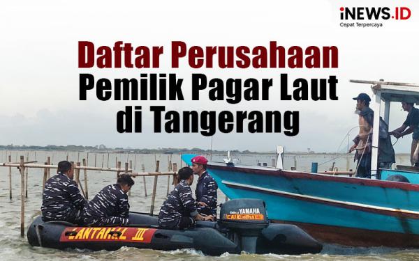 Infografis Daftar Perusahaan Pemilik Pagar Laut di Tangerang