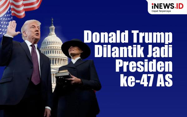 Infografis Donald Trump Dilantik sebagai Presiden ke-47 AS