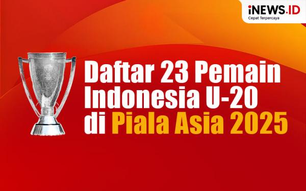 Infografis Daftar 23 Pemain Timnas Indonesia U-20 di Piala Asia U-20 2025