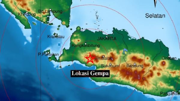 Gempa Guncang Bayah Banten, Getaran Terasa hingga Benda Bergoyang