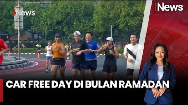 Bulan Puasa, CFD Sudirman-Thamrin Jakarta Tetap Diramaikan Warga