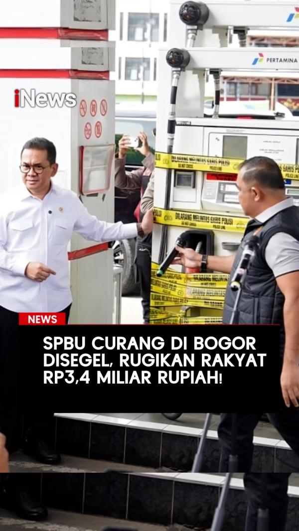 Ketahuan Curang, SPBU di Sentul Bogor Disegel Kemendag dan Bareskrim