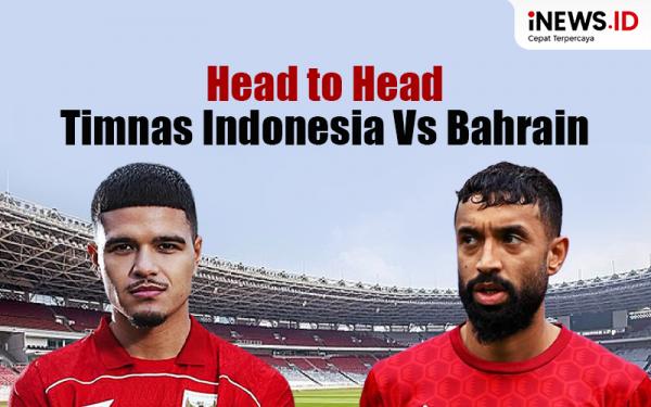 Infografis Head to Head Timnas Indonesia Vs Bahrain: Garuda 2 Kali Menang