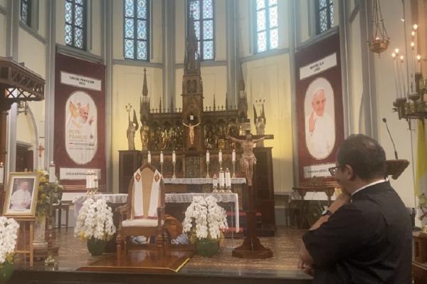Gereja Katedral Jakarta Gelar Misa Requiem Paus Fransiskus 24 April, Sediakan 2.500 Kursi