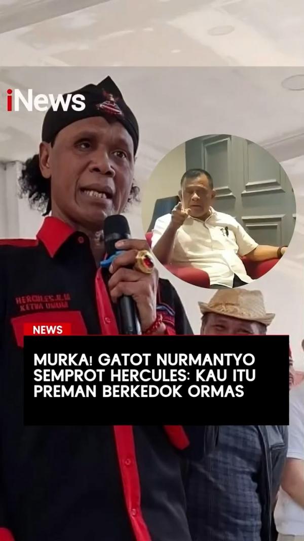 Murka! Gatot Nurmantyo Semprot Hercules: Kau Itu Preman Berkedok Ormas