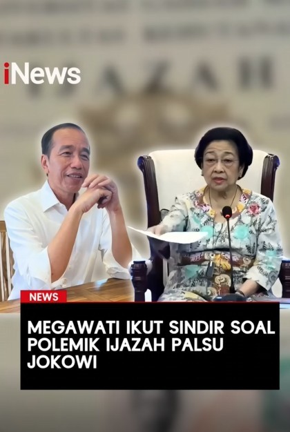 Megawati Ikut Sindir soal Polemik Ijazah Jokowi