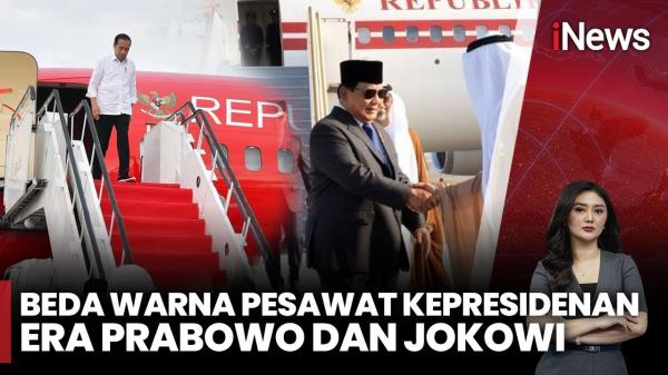 Pesawat Kepresidenan Tampil dengan Warna Baru di Era Presiden Prabowo, Desain Beda dengan Zaman ...