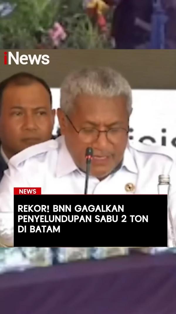 Rekor! BNN Gagalkan Penyelundupan Sabu 2 Ton di Batam