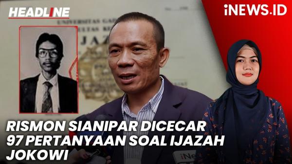 Rismon Sianipar Dicecar 97 Pertanyaan Soal Tudingan Ijazah Palsu Jokowi