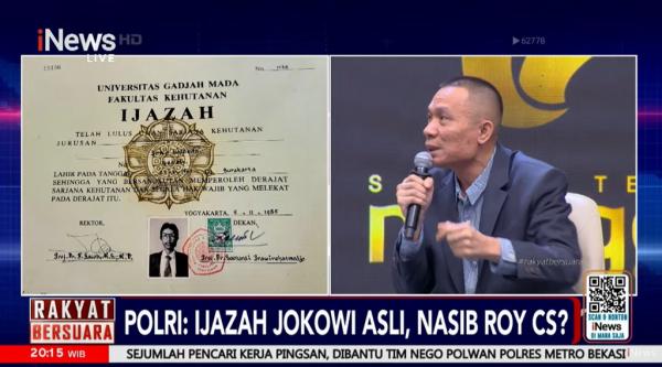 Roy Suryo dan Rismon Sianipar Ragukan Pernyataan Bareskrim soal Keaslian Ijazah Jokowi