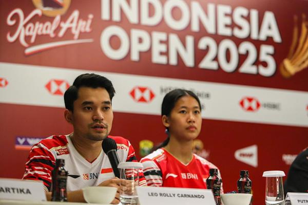 Turnamen Bulu Tangkis Indonesia Open 2025 Berlangsung di Istora Senayan