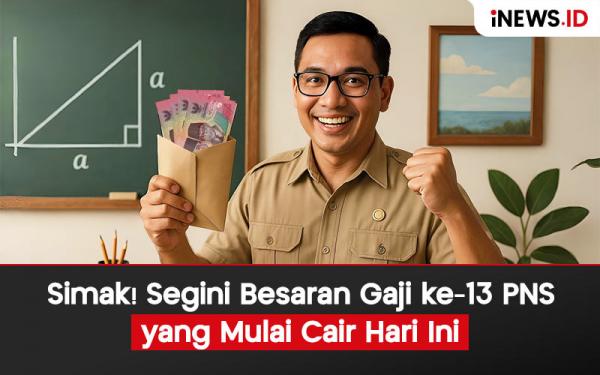 Infografis Simak! Segini Besaran Gaji ke-13 PNS yang Mulai Cair Hari Ini