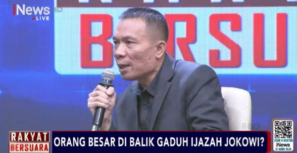 Rismon Sianipar Bantah Ada Orang Besar di Balik Isu Ijazah Palsu Jokowi