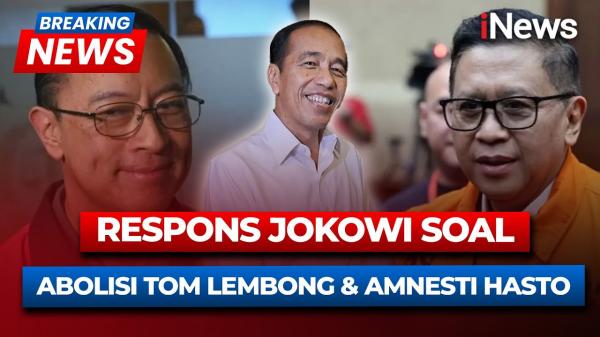 Komentar Jokowi soal Abolisi Tom Lembong dan Amnesti Hasto dari Presiden Prabowo