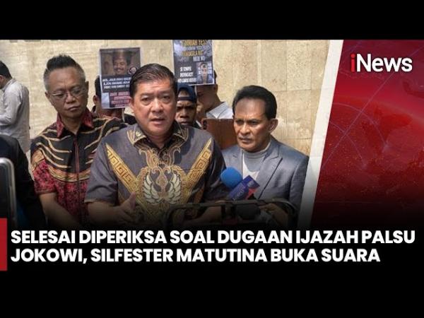 Diperiksa di Polda Metro Jaya, Silfester Matutina Jadi Saksi Kasus Ijazah Jokowi
