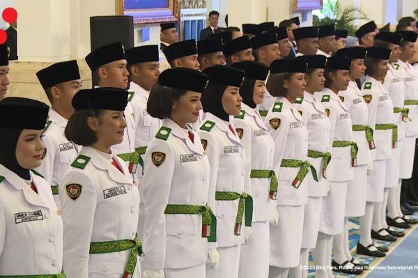 Daftar Lengkap 76 Anggota Paskibraka Upacara 17 Agustus 2025 di Istana