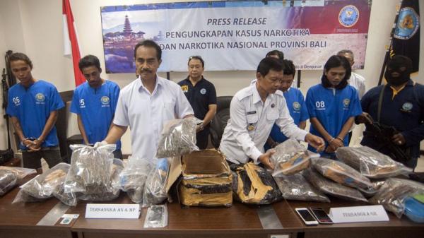 BNNP Bali Gagalkan Penyelundupan 12 Kg Ganja Kering BNNP Bali Gagalkan Penyelundupan 12 Kg Ganja Kering