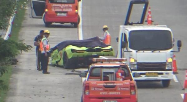 Lamborghini Tabrak Ignis di Tol Jombang, Bos Kripto Gabriel Rey Akui Terlibat Kecelakaan Mengerikan