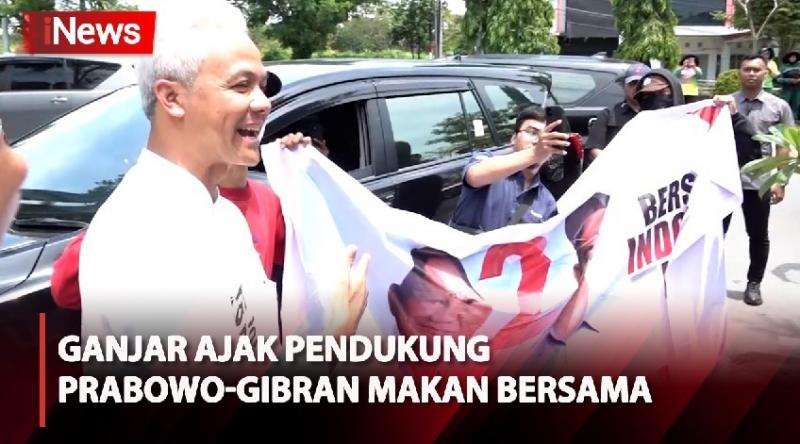 Capres Ganjar Pranowo Ajak Pendukung Prabowo-Gibran Foto dan Makan ... Capres Ganjar Pranowo Ajak Pendukung Prabowo-Gibran Foto dan Makan ...