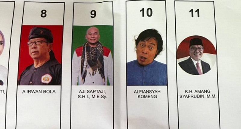 Foto Komeng di Surat Suara Viral di Kalangan Netizen, Reaksi Abdel Achrian Bikin Ngakak! | News+ ...