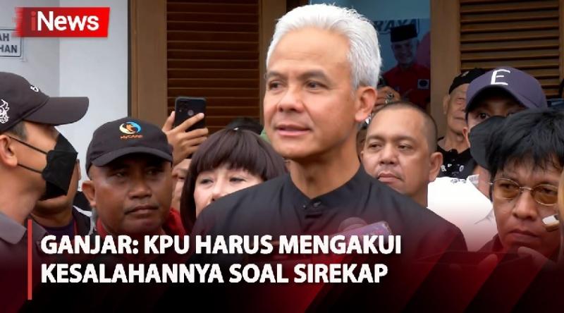 Sebut Sirekap sebagai Kegagalan, Ganjar: KPU Harus Mengakui ... Sebut Sirekap sebagai Kegagalan, Ganjar: KPU Harus Mengakui ...