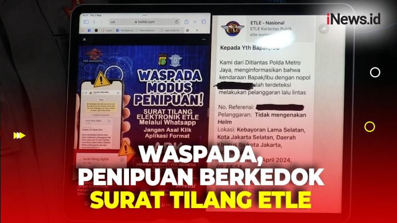 Waspada Modus Penipuan Berkedok Surat Tilang ETLE yang Dikirim Melalui ...