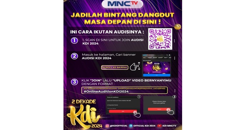 Mau Menjadi Bintang Dangdut di Indonesia? Segera Daftar Audisi Online KDI 2024 | News+ on RCTI+