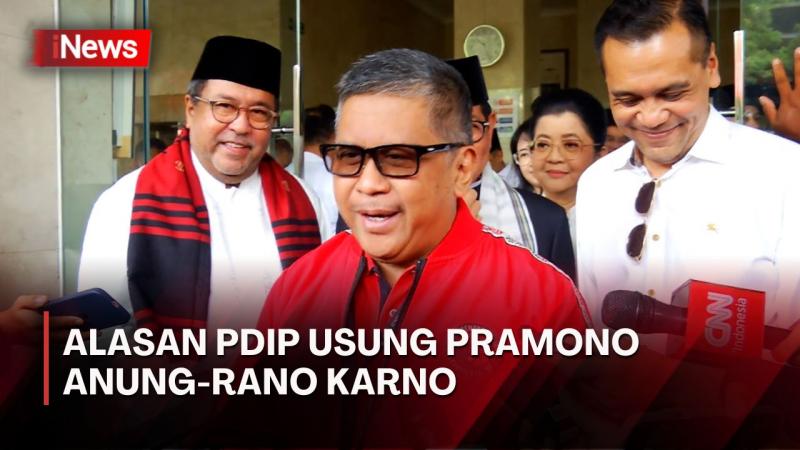 Hasto PDIP Ungkap Alasan Usung Pramono Anung-Rano Karno: Ini Surprise ...