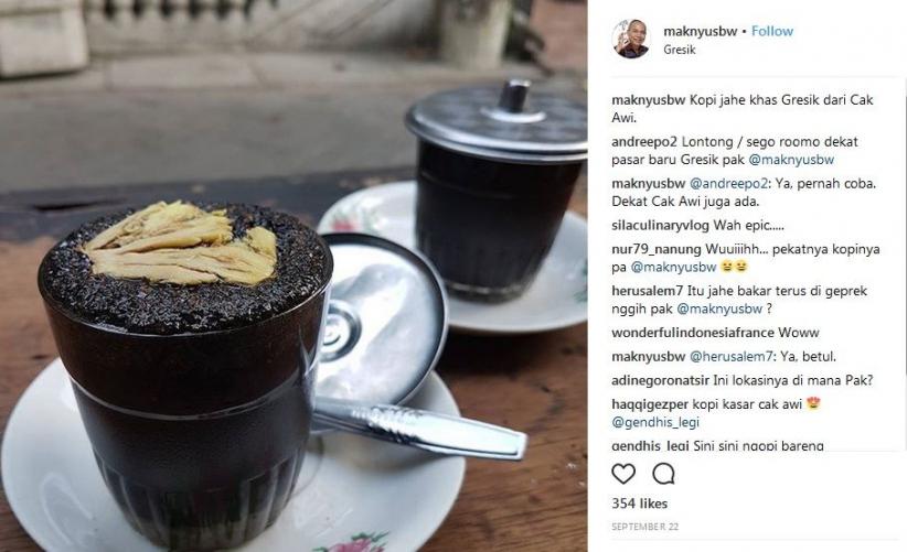 Intip Gaya Pak Bondan Winarno Mencicipi Kopi Nusantara