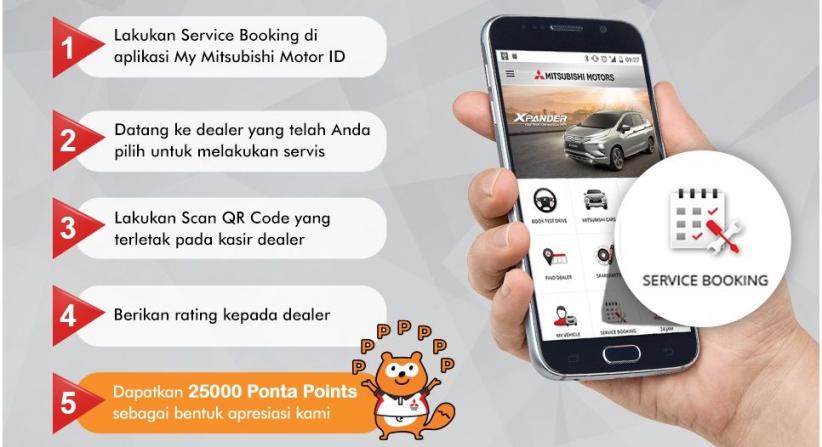 Mitsubishi Ungkap Keuntungan Service Booking via Aplikasi Mobile