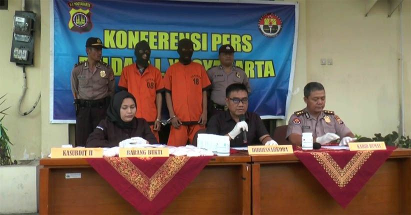 Ringkus 2 Bandar Narkoba Polda Diy Sita Ratusan Ribu Pil Trihex