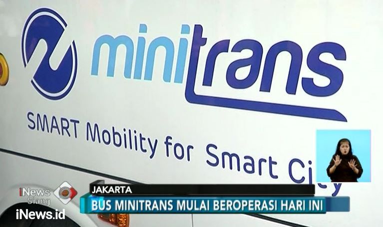 Mulai Beroperasi, Bus Minitrans Jakarta Lebih Nyaman
