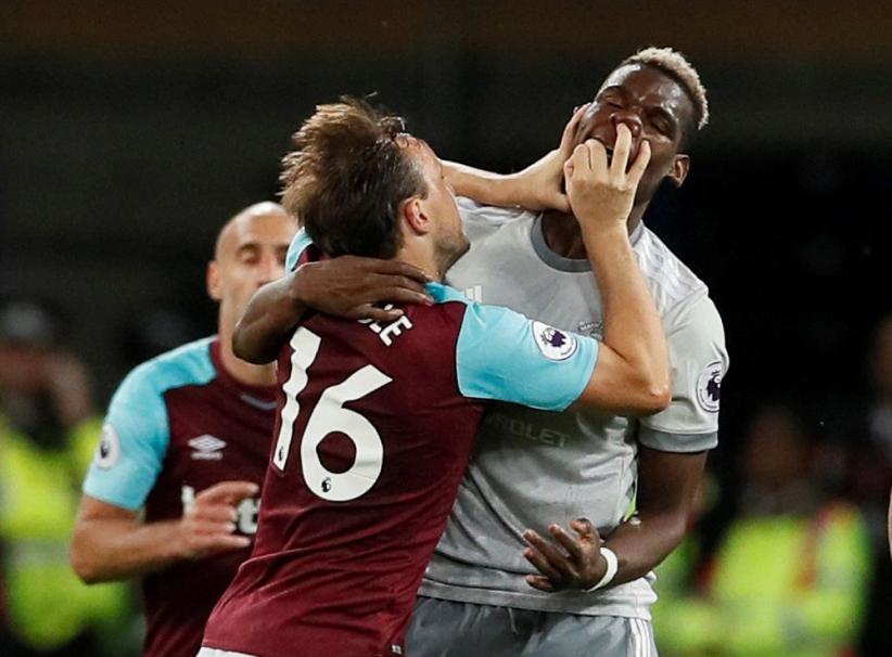 Hasil Liga Inggris: Perkelahian Pogba-Noble Warnai Duel West Ham Vs MU