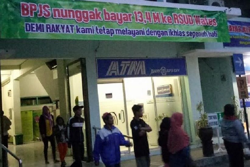 Viral, Spanduk BPJS Kulonprogo Utang ke RSUD Wates Rp13,4 Miliar Viral, Spanduk BPJS Kulonprogo Utang ke RSUD Wates Rp13,4 Miliar