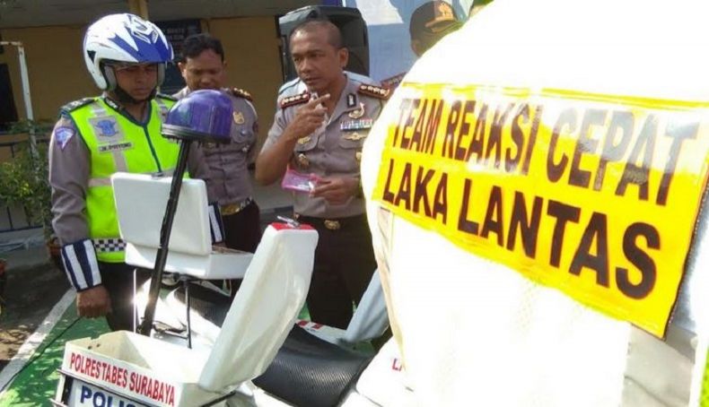 Polrestabes Surabaya Luncurkan TRC Roda 2 Tangani Kasus Kecelakaan