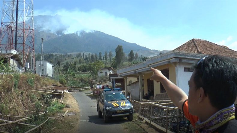 Hutan Gunung Sumbing Terbakar 541 Pendaki Berhasil Dievakuasi
