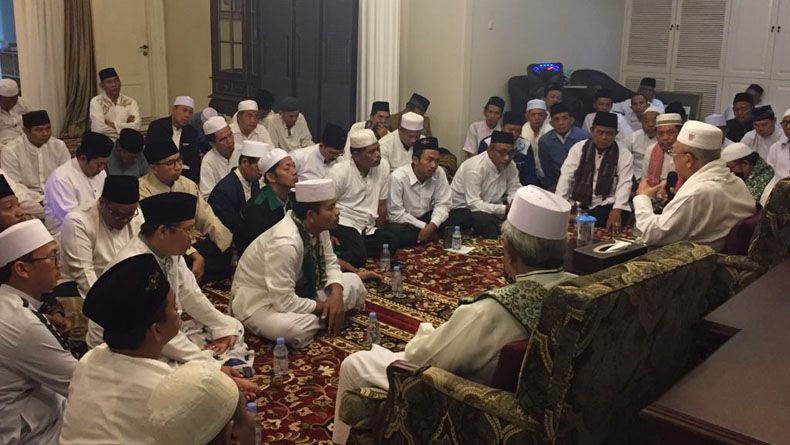 Ulama Nu Se Jakarta Pusat Deklarasi Dukungan Untuk Jokowi Maruf