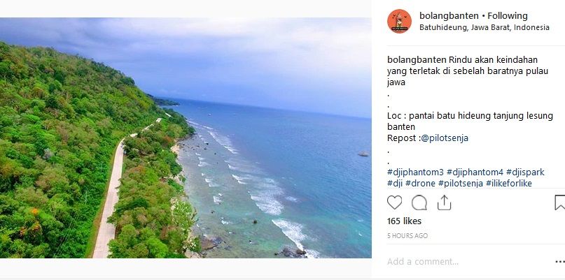 Eksplor Batu Hideung, Pantai Karang Eksotis di Pinggiran Kota Banten